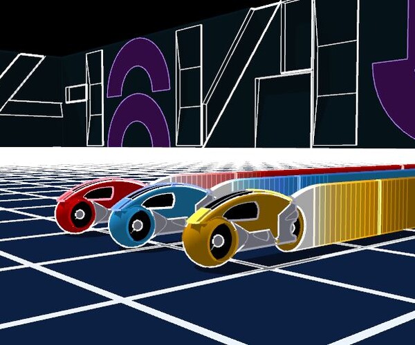 ArtStation - TRON 1982 - GAMES GRID LIGHTCYCLES | Game Assets