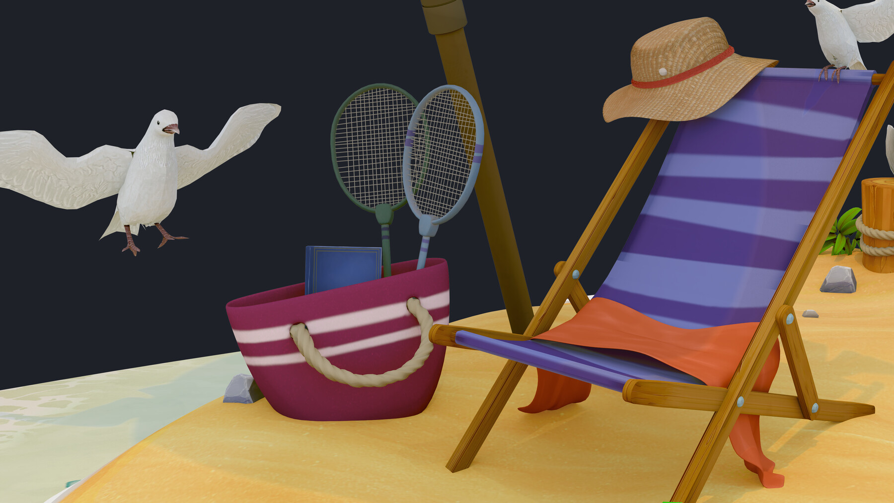 ArtStation - Summer Beach | Game Assets
