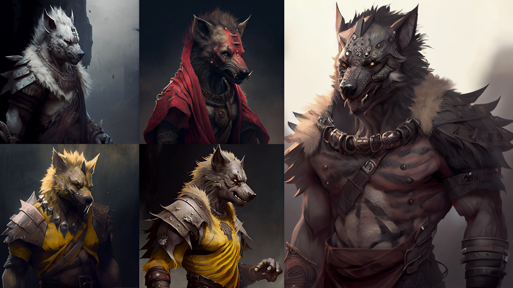 ArtStation - 200 Hyena Warrior Reference Pack Vol.01 | Artworks