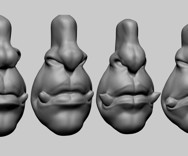 ArtStation - Creature Lip Model with Different Types | Resources
