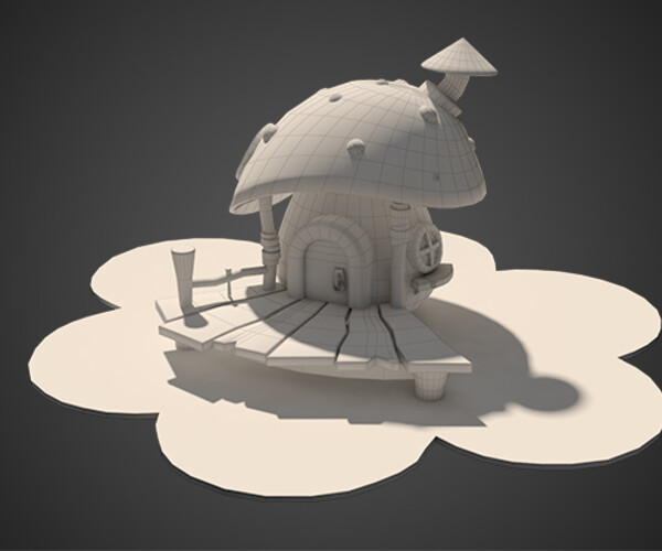 ArtStation - Mushroom_House | Game Assets