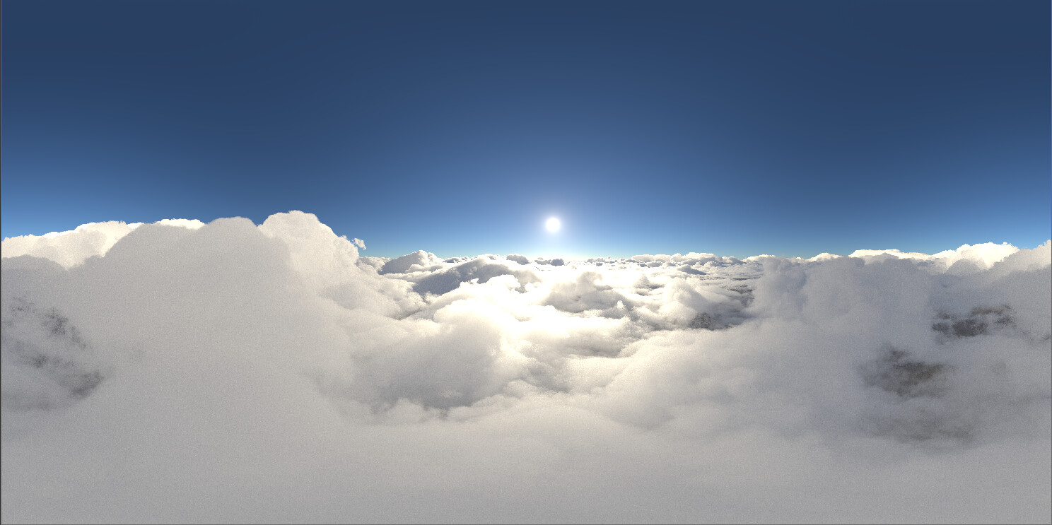 ArtStation - In-between Sea of Clouds HDRI -16k | Resources
