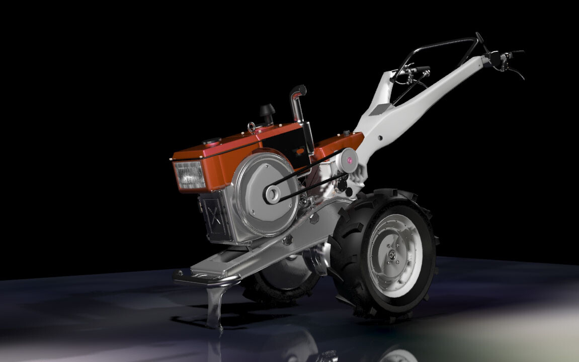 ArtStation - 3D hand tractor | Resources