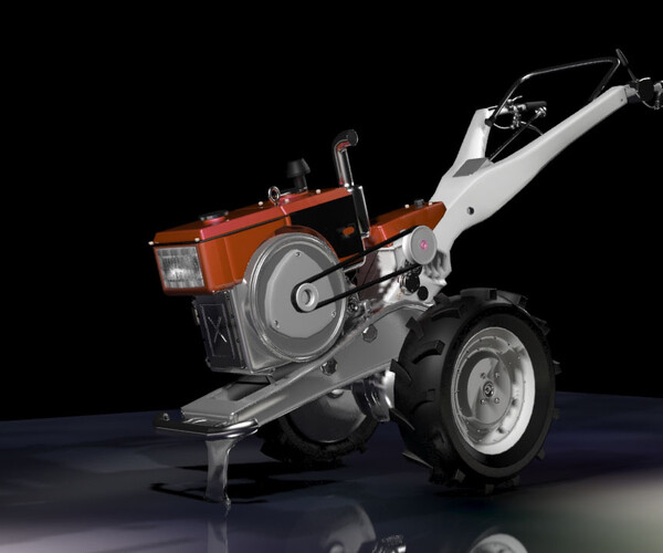 ArtStation - 3D hand tractor | Resources