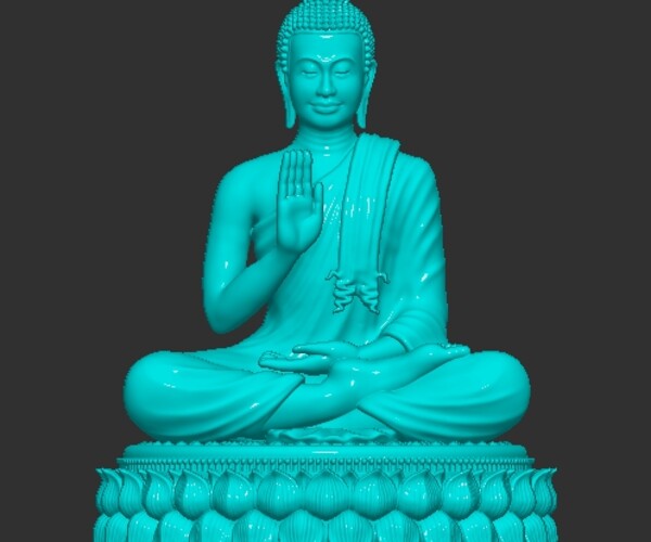 ArtStation - Asian Buddha Status 3D Printing | Resources
