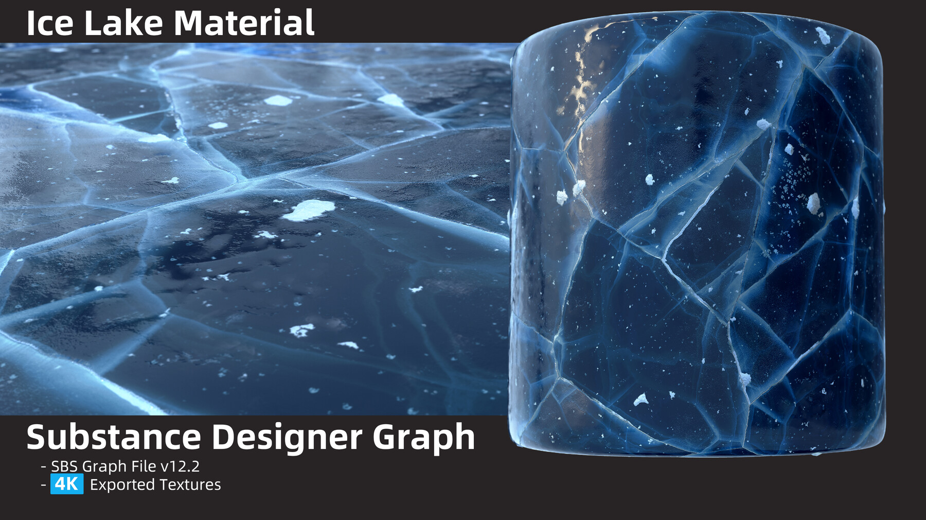 ArtStation - Ice Lake Material | Substance Designer Graph | Resources