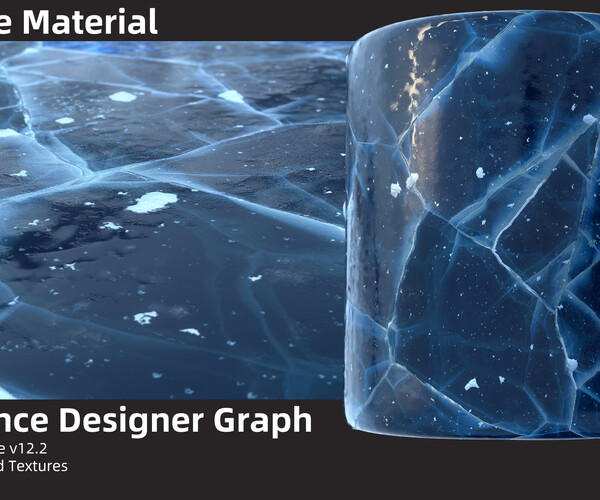 ArtStation - Ice Lake Material | Substance Designer Graph | Resources