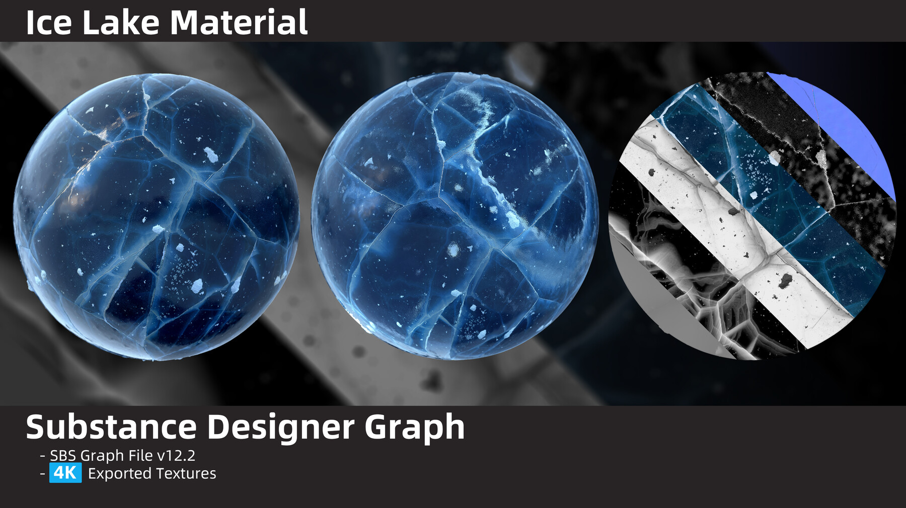 ArtStation - Ice Lake Material | Substance Designer Graph | Resources