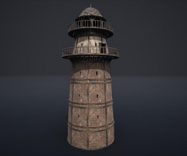 ArtStation - LIGHTHOUSE WATCHTOWER TOWER FORT MEDIEVAL AAA SHORE BEACON ...