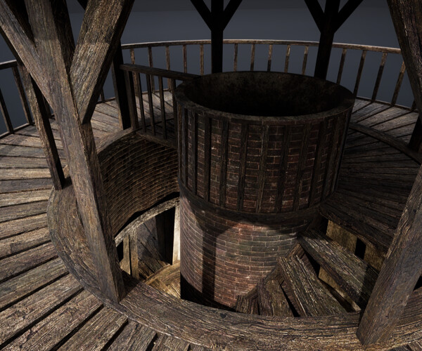 ArtStation - LIGHTHOUSE WATCHTOWER TOWER FORT MEDIEVAL AAA SHORE BEACON ...