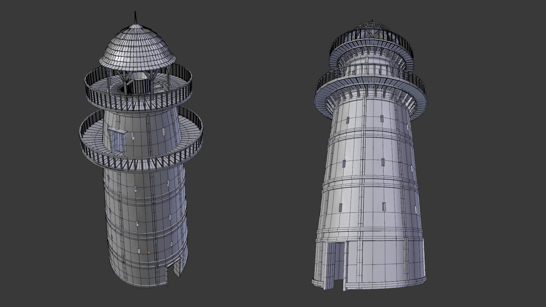 ArtStation - LIGHTHOUSE WATCHTOWER TOWER FORT MEDIEVAL AAA SHORE BEACON ...