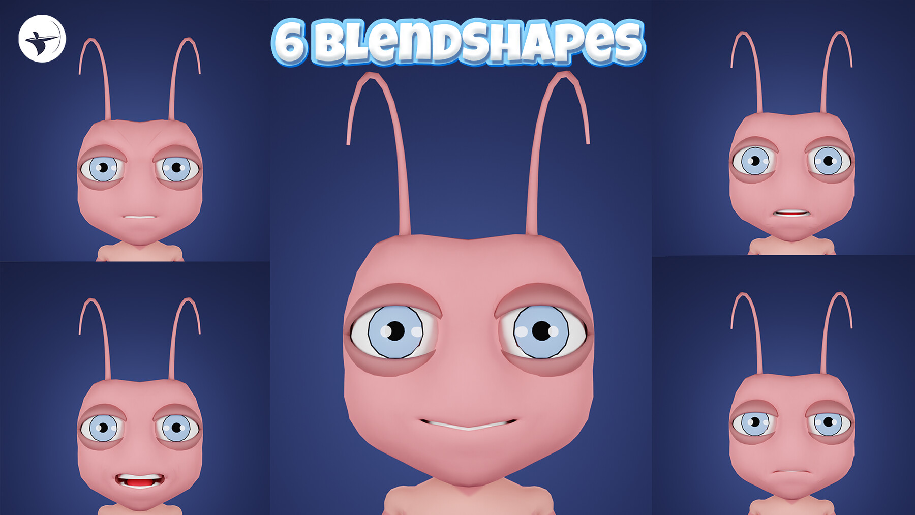 ArtStation - Insects Pack LowPoly Ant Ladybug Bee Characters | Game Assets