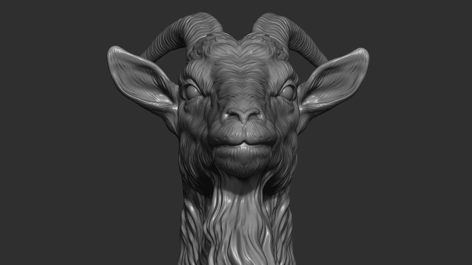 ArtStation - Goat head bust | Resources