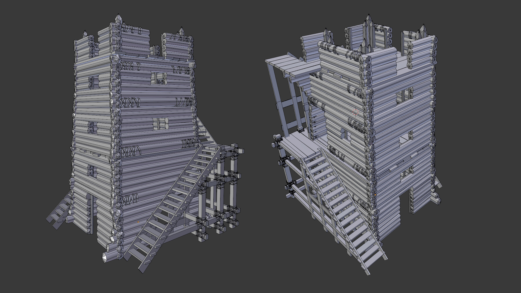 ArtStation - VIKING MEDIEVAL WATCHTOWER TOWER FORT FORTRESS CASTLE ...