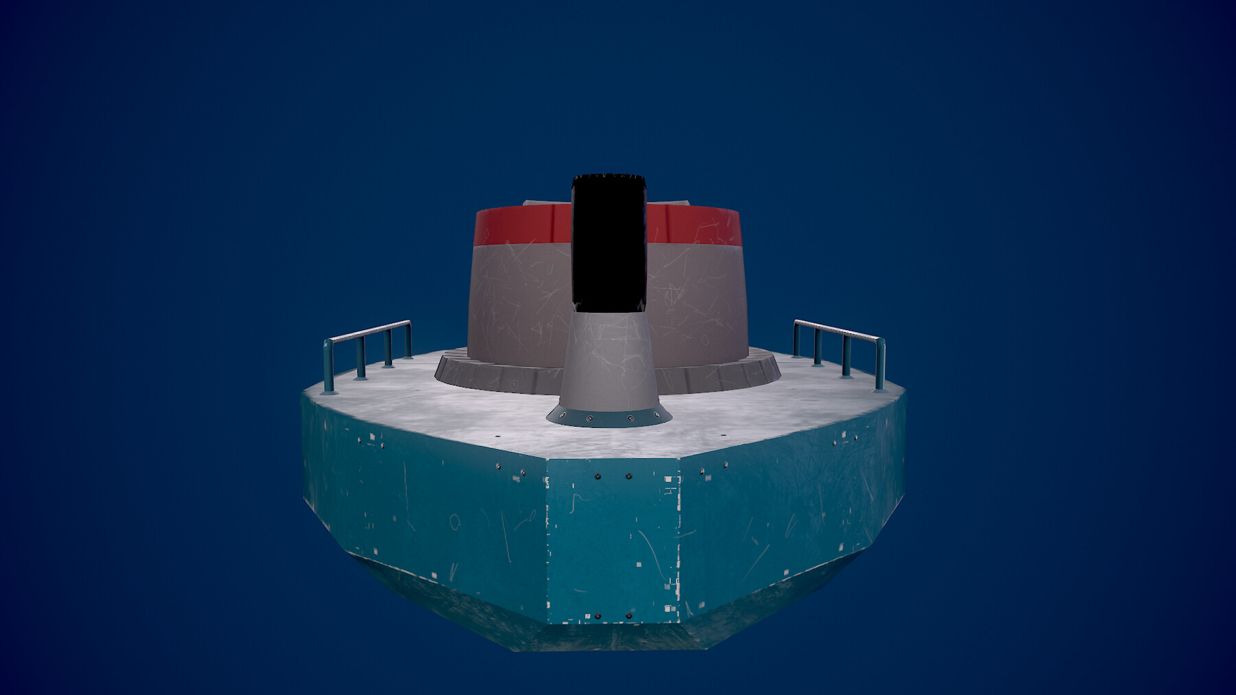 ArtStation - Warship (PBR low-poly game ready model) | Game Assets