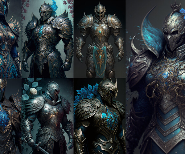 ArtStation - 200 Armor Reference Pack Vol.01 | Artworks