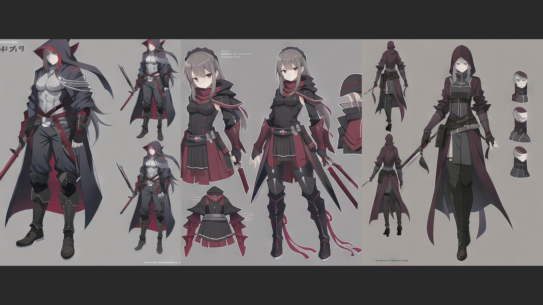 ArtStation - 100 arts - Anime Assassin - Concept Reference Pack Vol.01 ...