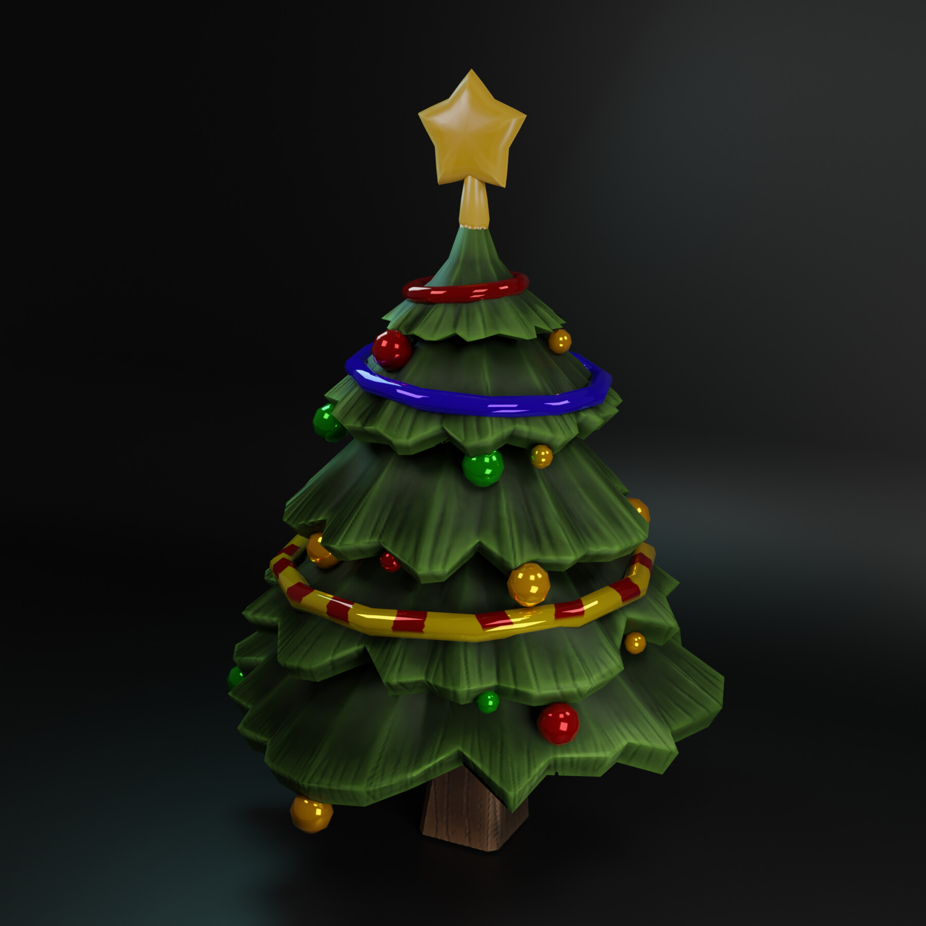 ArtStation - Stylized Christmas Tree | Game Assets