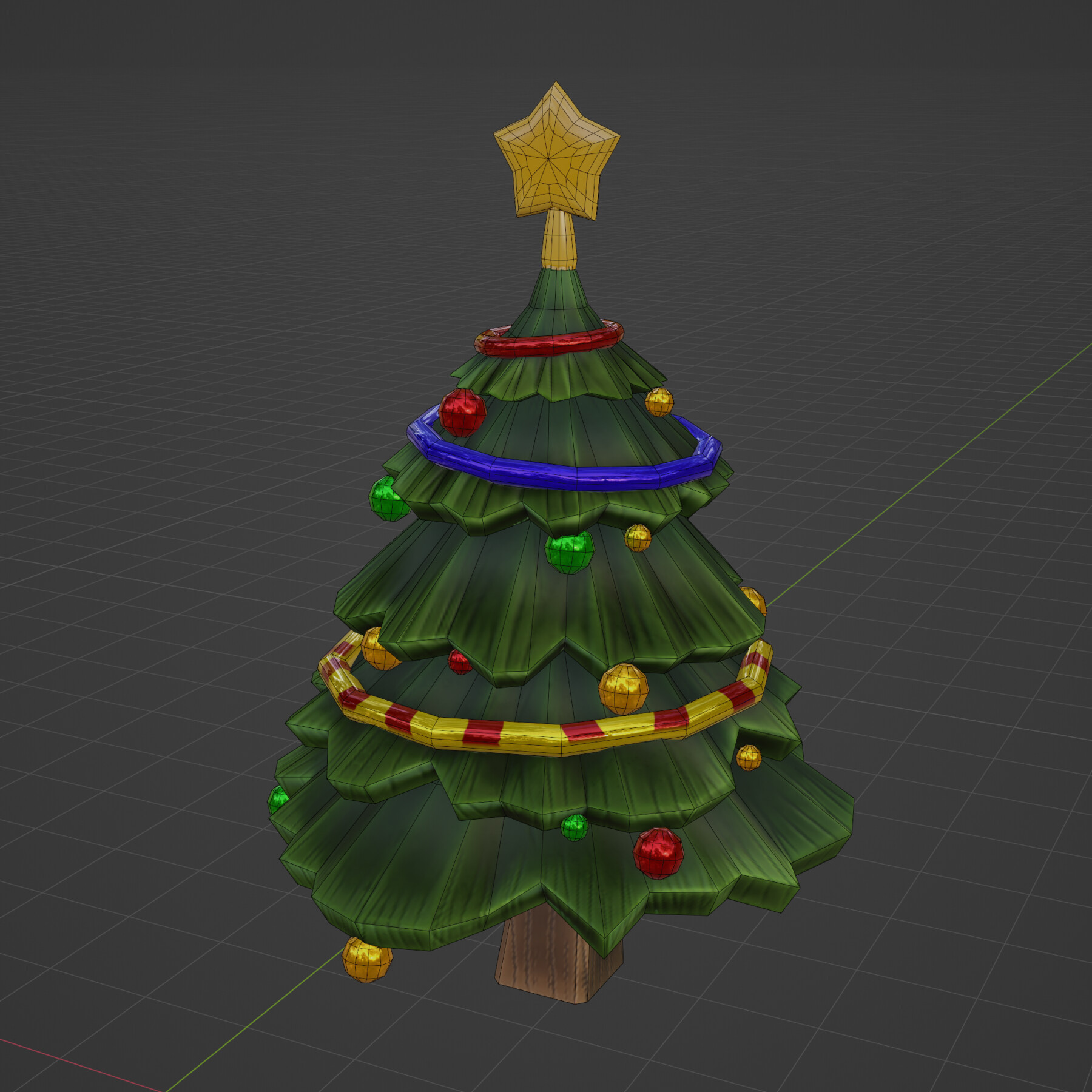 ArtStation - Stylized Christmas Tree | Game Assets