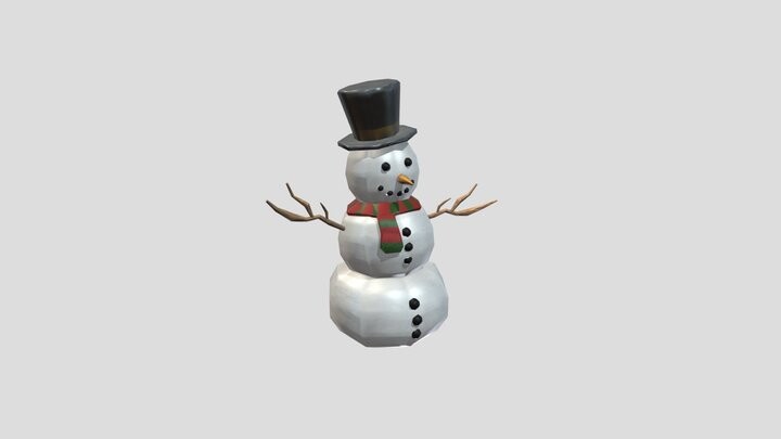 ArtStation - Stylized Snowman | Game Assets