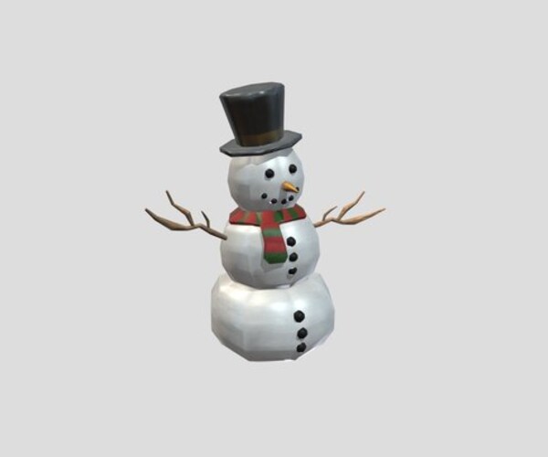 ArtStation - Stylized Snowman | Game Assets
