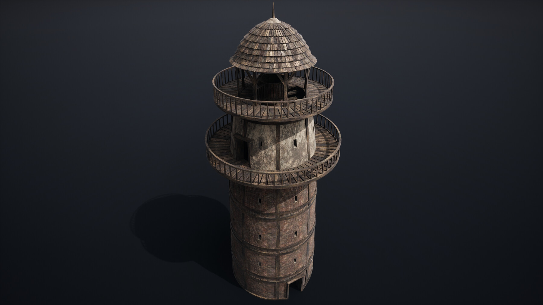 ArtStation - WATCHTOWER PLATFORM MEDIEVAL SLAVIC TOWER VILLAGE ...