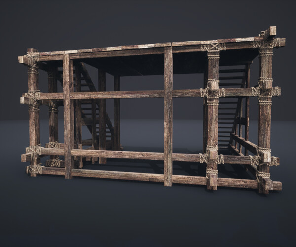ArtStation - WATCHTOWER PLATFORM MEDIEVAL SLAVIC TOWER VILLAGE ...