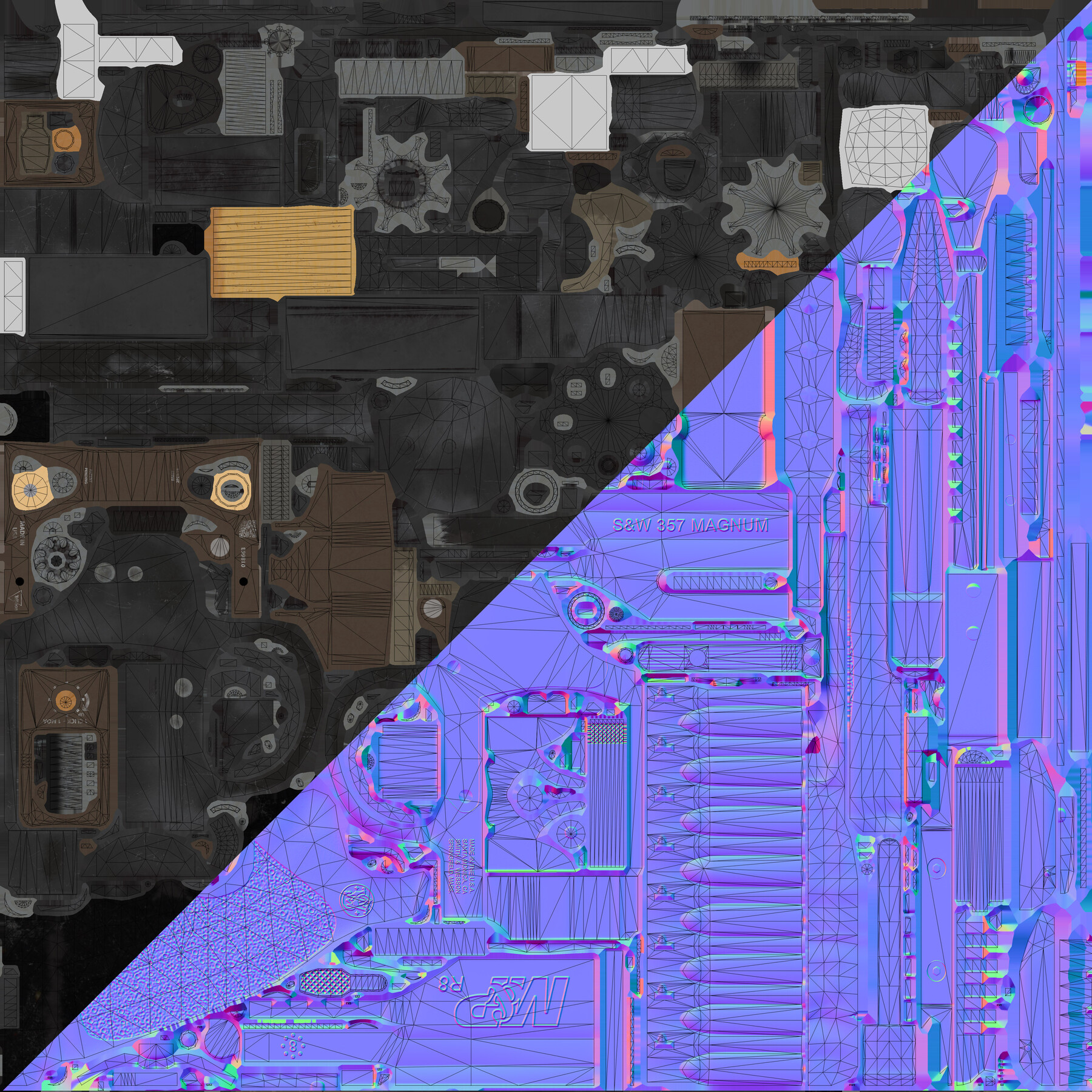 ArtStation - Smith & Wesson 357 Magnum | Game Assets