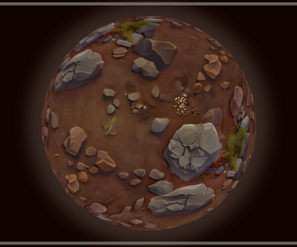 ArtStation - Ground: Earth and Rocks -- 20 TEXTURES -- (Hand-painted ...