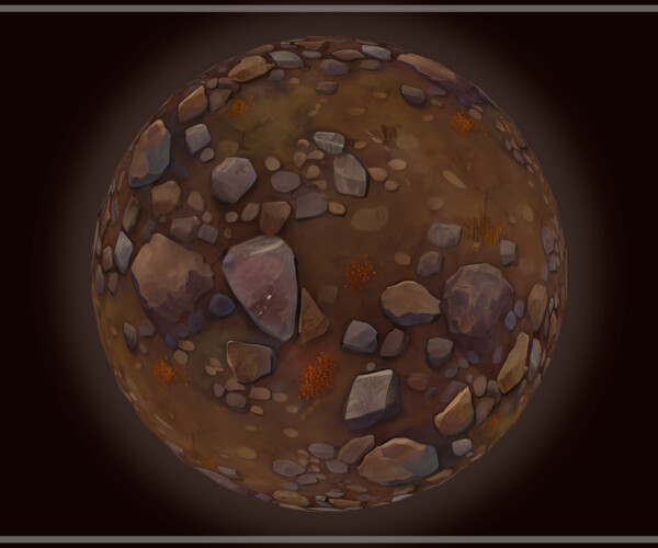 ArtStation - Ground: Earth and Rocks -- 20 TEXTURES -- (Hand-painted ...