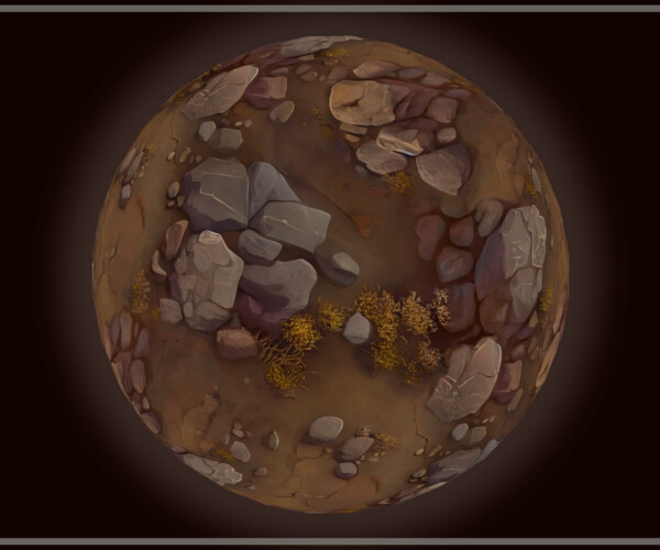 ArtStation - Ground: Earth and Rocks -- 20 TEXTURES -- (Hand-painted ...