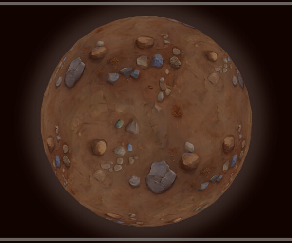 ArtStation - Ground: Earth and Rocks -- 20 TEXTURES -- (Hand-painted ...