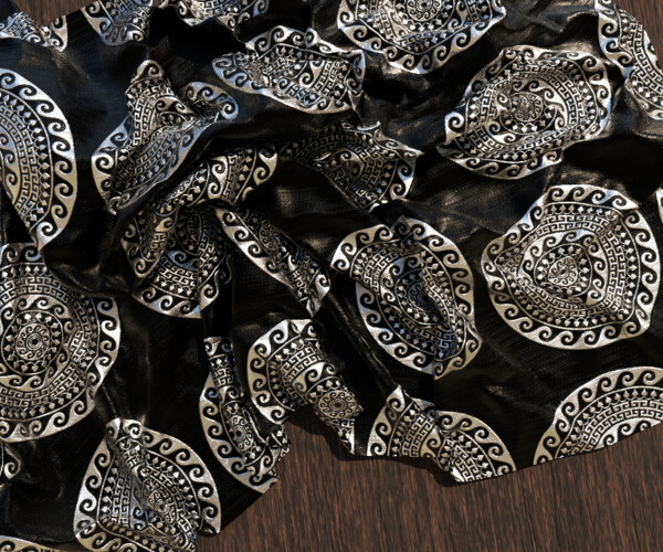 ArtStation - fabric_EMBOSSED SATIN SMART MATERIALS_MARALSAMAEILY | Game ...