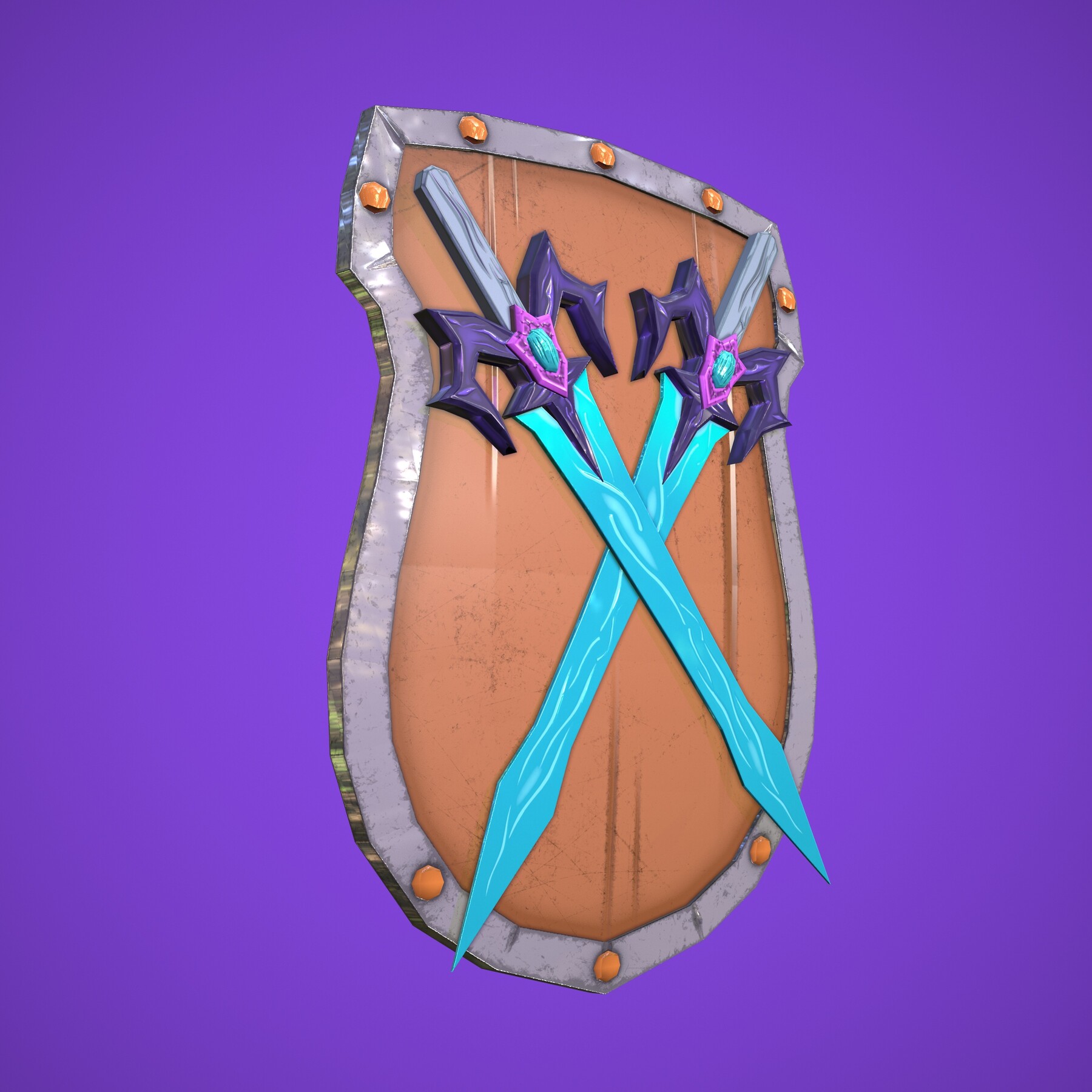 ArtStation - Stylized Sword & Shield | Game Assets