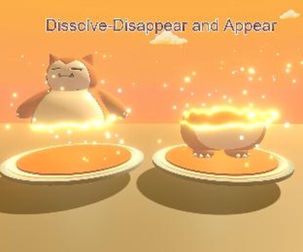 Artstation Unity Shader Dissolve Disappear And Appear Game Assets 
