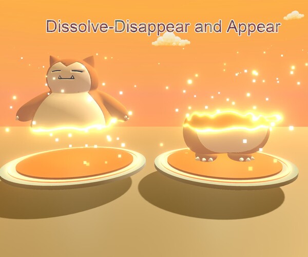 ArtStation - Unity Shader - Dissolve-Disappear and Appear | Game Assets