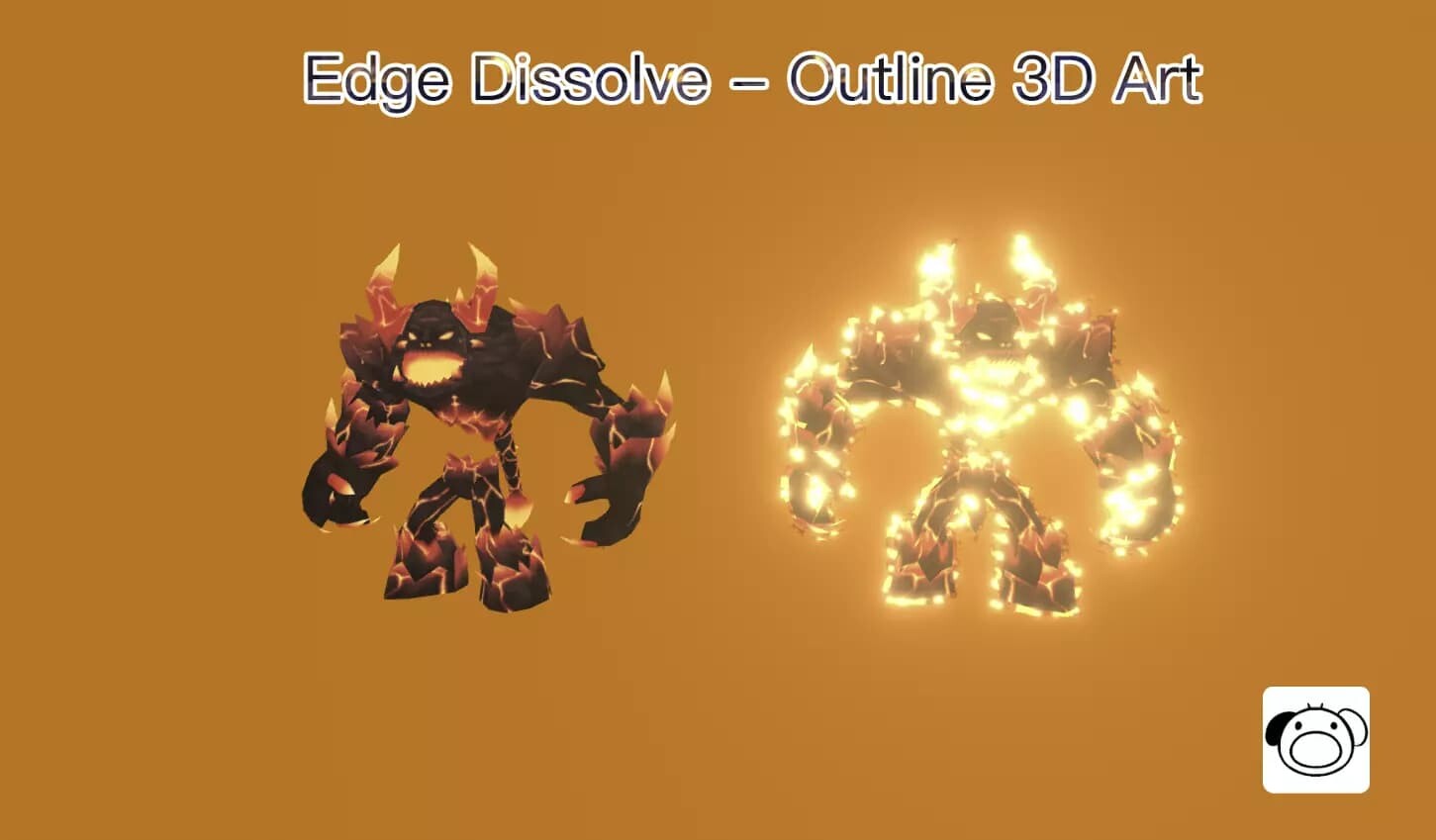 Artstation Unity Shader Edge Dissolve Outline 3d Art Game Assets