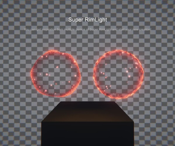 Artstation Unity Shader Super Rimlight Game Assets