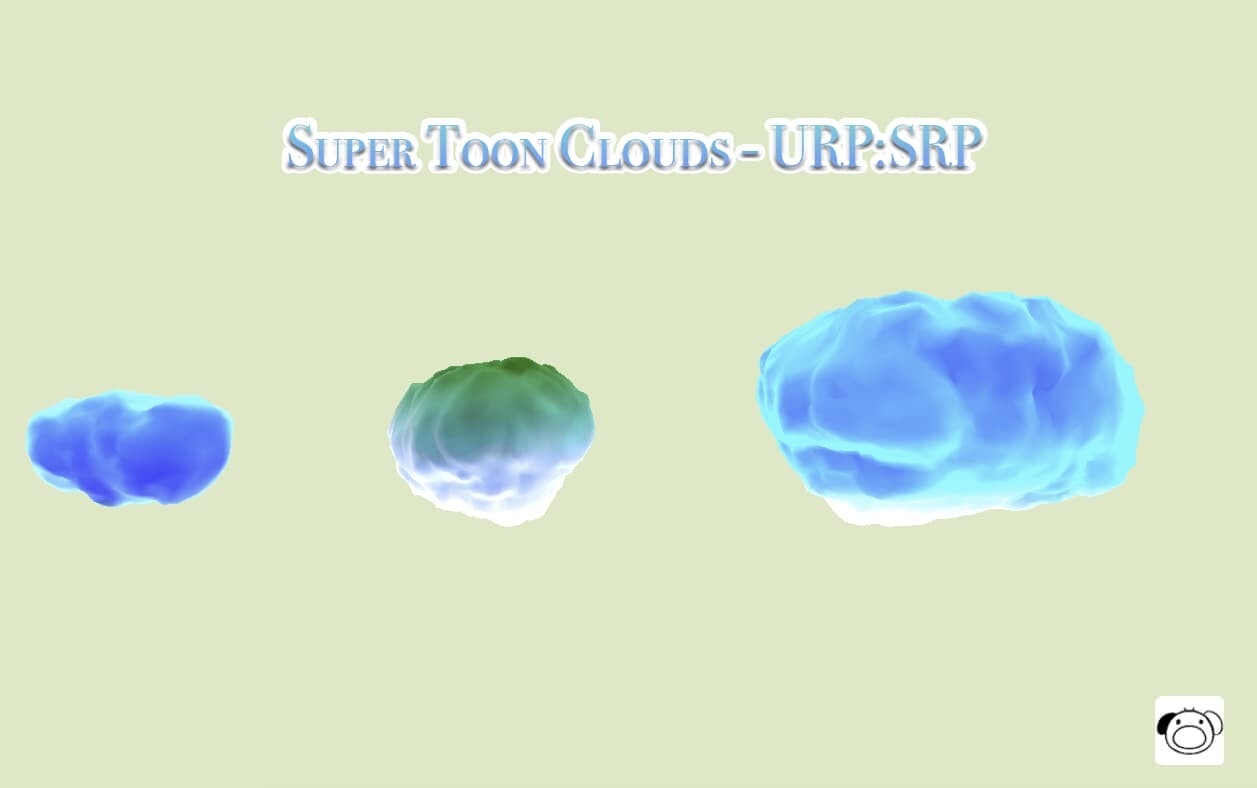 Artstation Unity Shader Super Toon Clouds Urp Srp Game Assets
