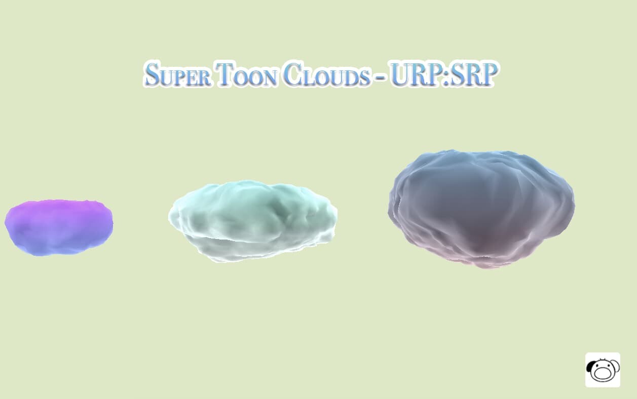 Artstation Unity Shader Super Toon Clouds Urp Srp Game Assets
