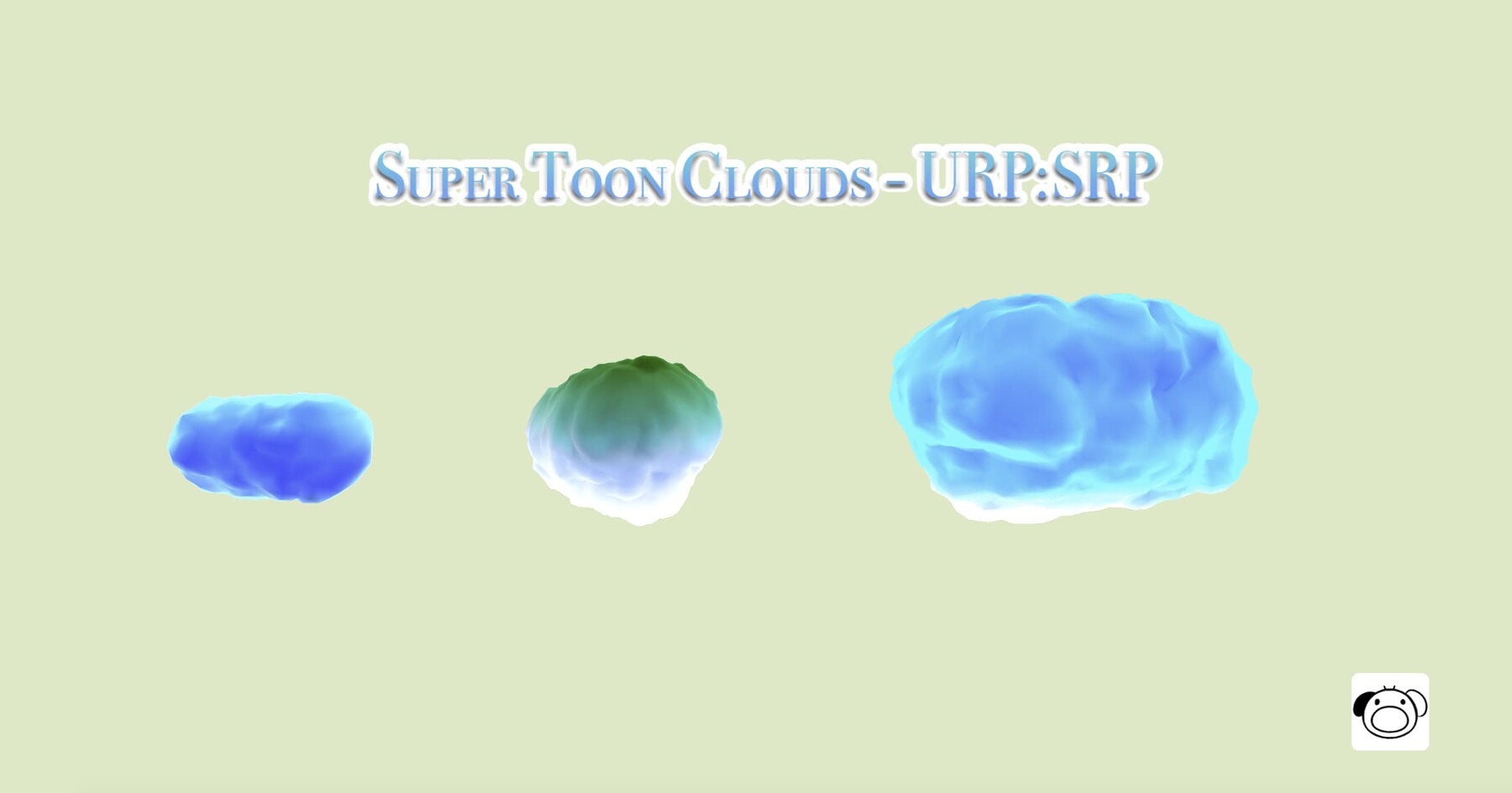 Artstation Unity Shader Super Toon Clouds Urp Srp Game Assets