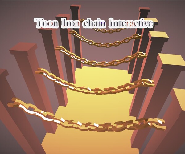 ArtStation - Unity Shader - Toon Iron chain Interactive | Game Assets