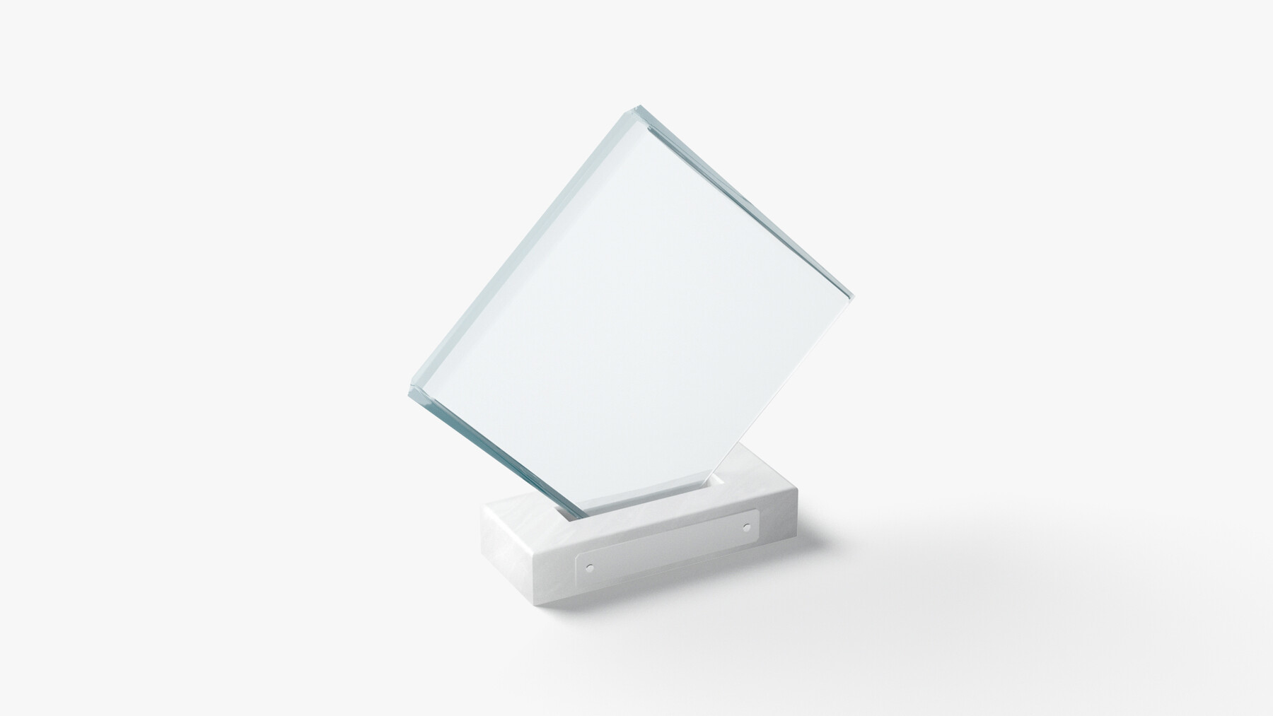 ArtStation - Rhombus Glass Award Trophy - crystal plaque trophies ...