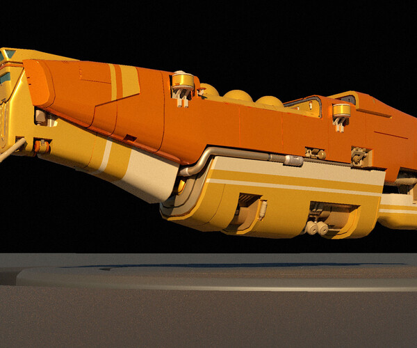 ArtStation - Red Multi Task Ship | Resources