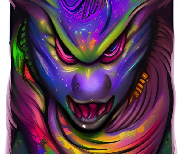 ArtStation - Beast Splatter style +15000 jpg wombo.art pack | Artworks