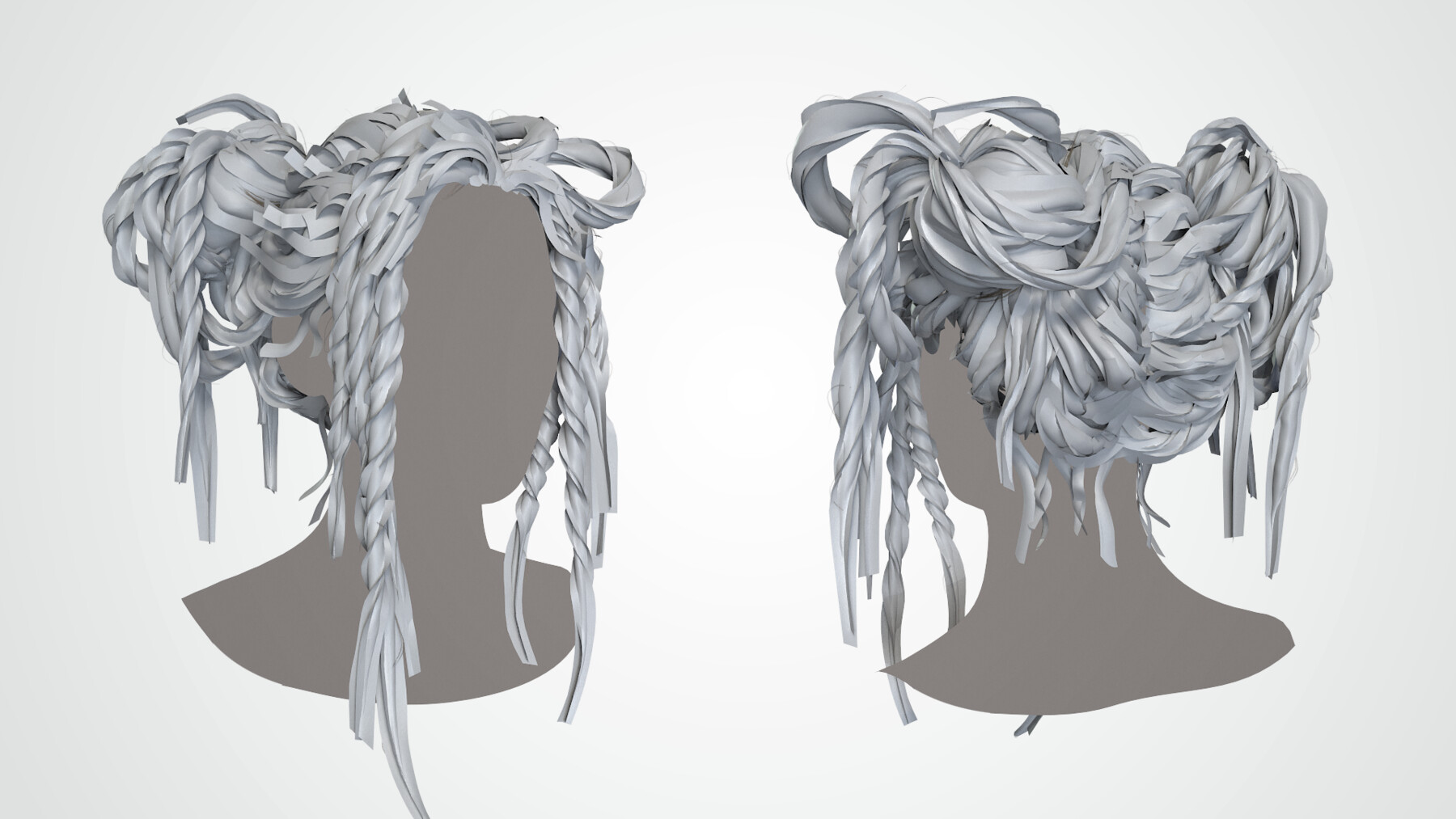 ArtStation - Realtime dreads | Game Assets