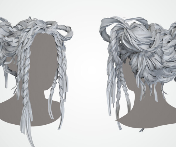 ArtStation - Realtime dreads | Game Assets