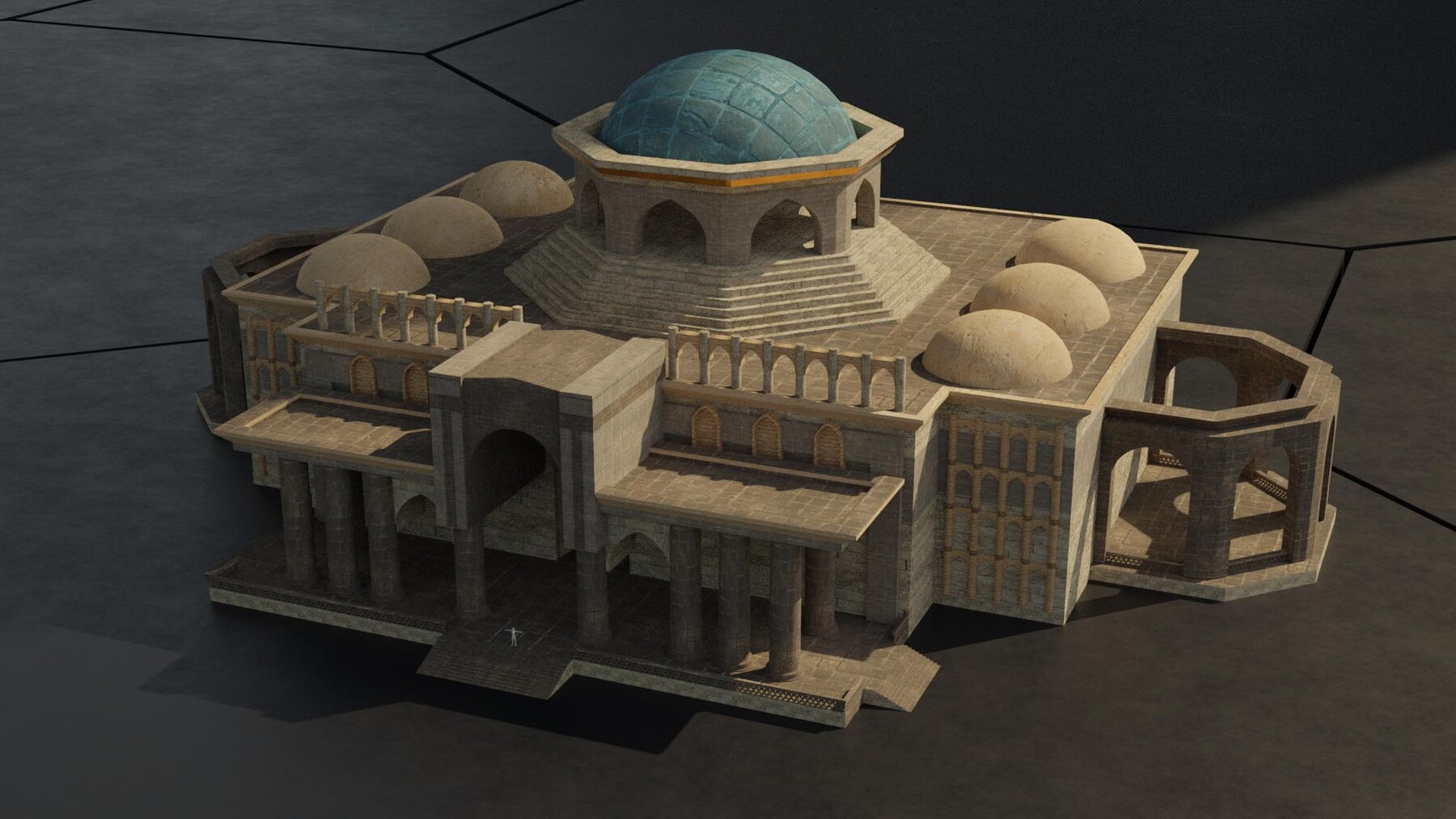 ArtStation - middle east Baghdad kitbash | Resources