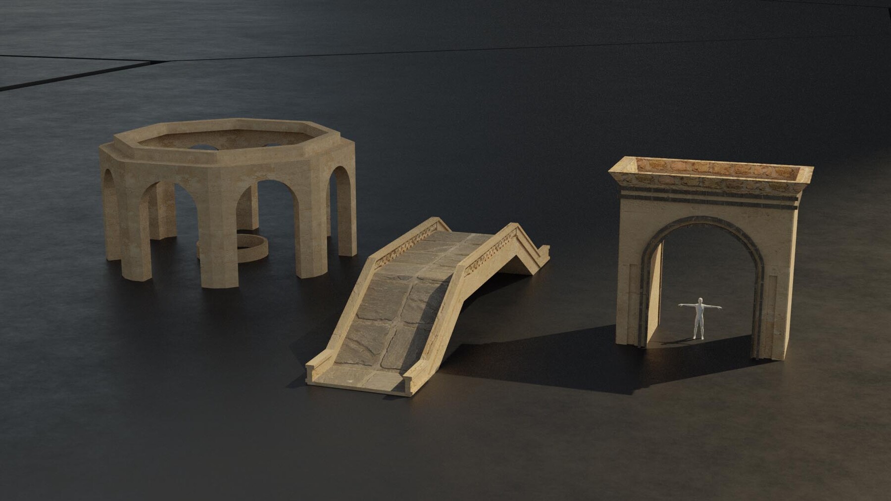 ArtStation - middle east Baghdad kitbash | Resources