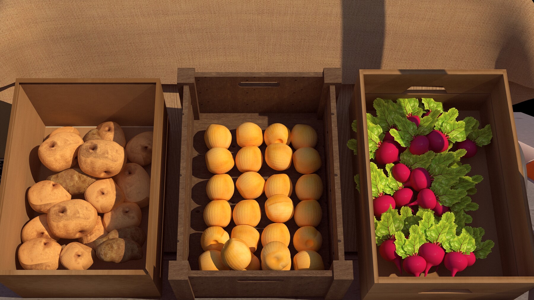 ArtStation - Fruit and vegetable shop | Game Assets